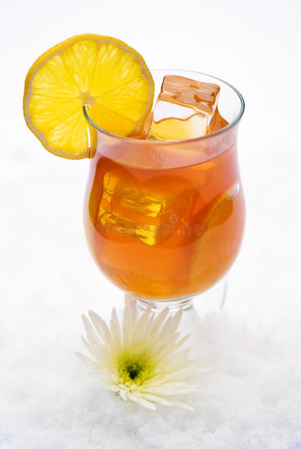 Iced Lemon tea stock image. Image of iced, people, fresh - 108570693
