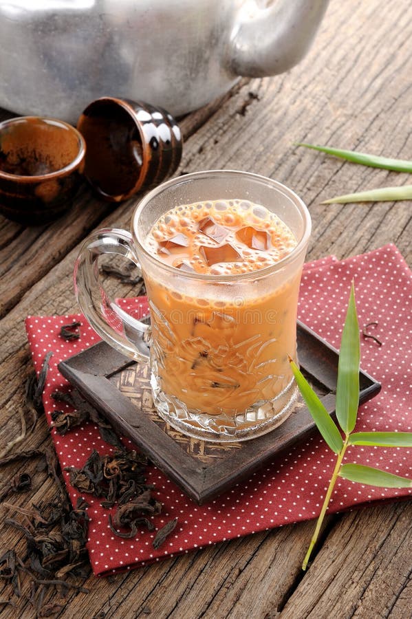 Iced milk tea stock photo. Image of cool, restaurant - 44686918