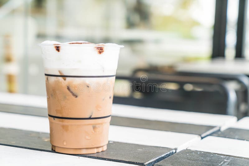 Iced mocca coffee stock image. Image of iced, sweet, glass - 99795159