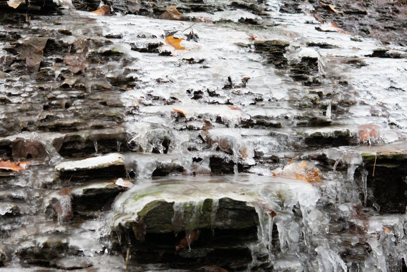 Iced River Bridge on the Polar Circle Stock Photo - Image of travel ...