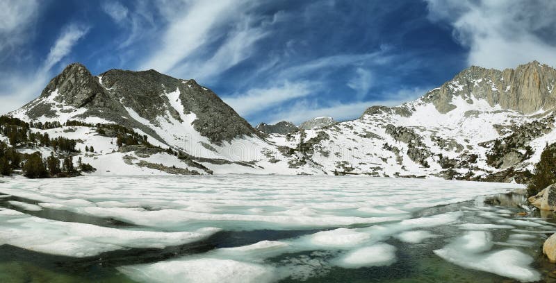 Iced Ruby lake, California stock image. Image of california - 88713227