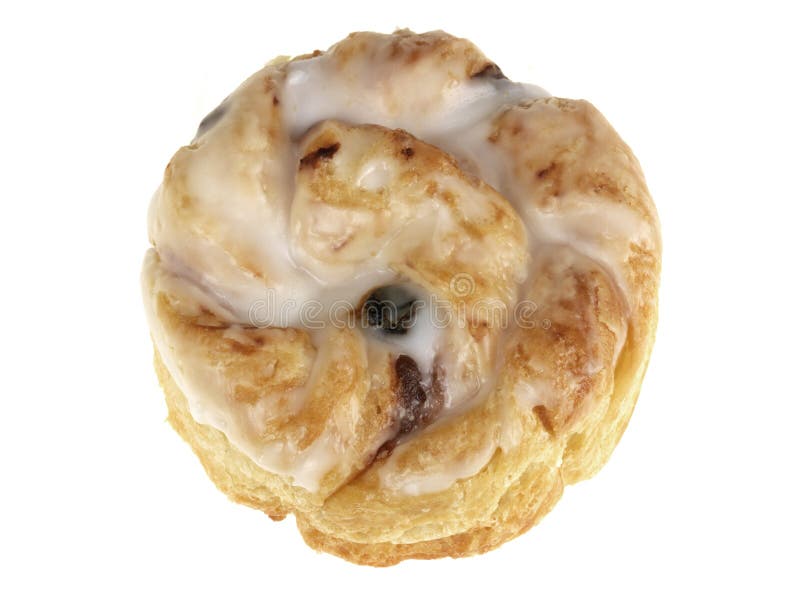 Iced Sultana Danish Pastry stock photo. Image of close - 27202798