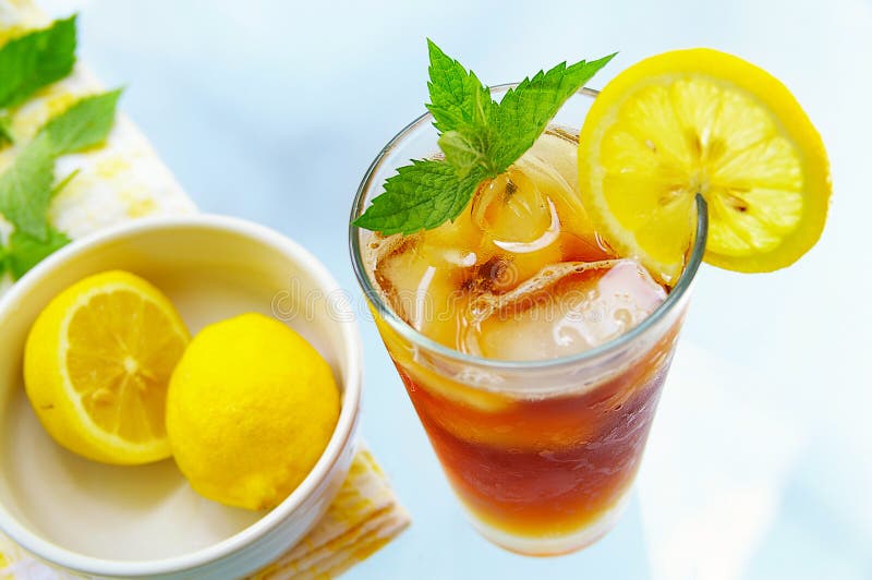 Iced tea stock photo. Image of refreshing, eating, cold - 2510484