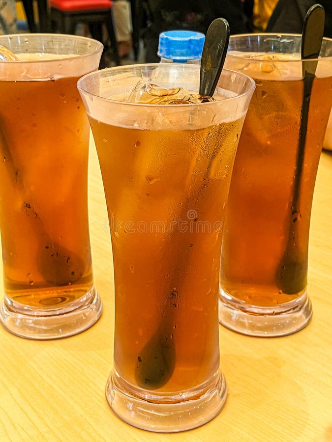 Iced tea drink stock image. Image of juice, closeup - 300575447