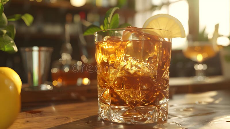 Iced Tea Drink 3D Render Illustration Stock Illustration - Illustration ...