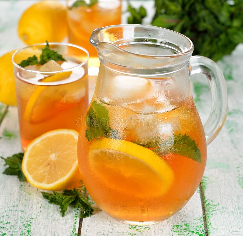 Iced tea stock photo. Image of refreshment, yellow, color - 30953476