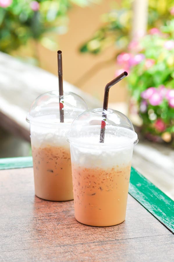 Iced tea and iced coffee stock image. Image of scum, dinner - 46427355