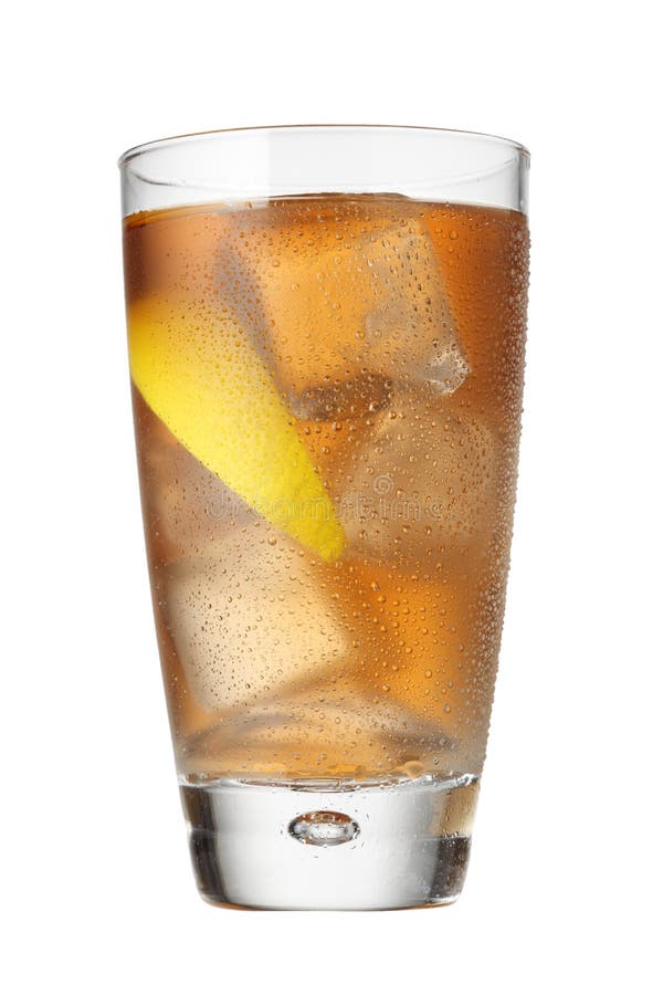 Iced tea isolated on white stock photo. Image of white - 14279008