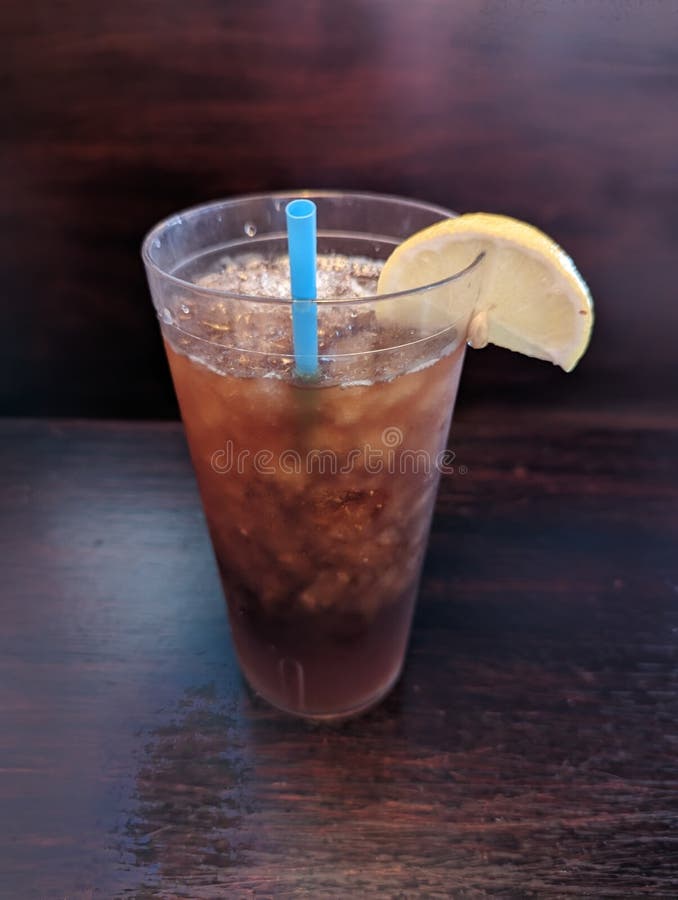 Iced Tea Lemon Cool Refreshing Stock Image - Image of bottle, juice ...