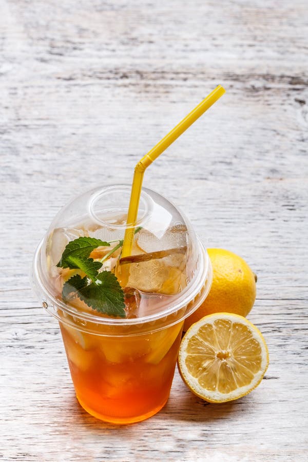 Iced tea stock photo. Image of cold, fresh, leaf, drink - 41863060