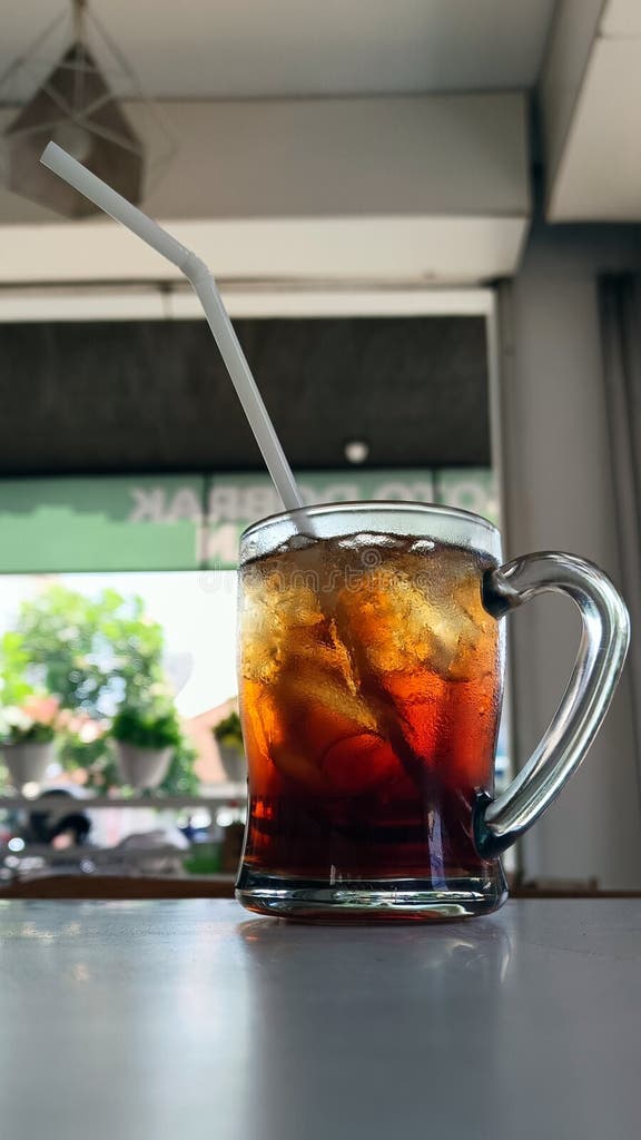 Iced Tea on a Restaurant Table Stock Photo - Image of afternoon, food ...