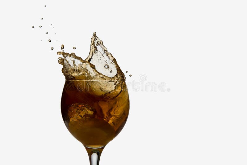 Splashing iced tea stock image. Image of splash, glass - 54929937