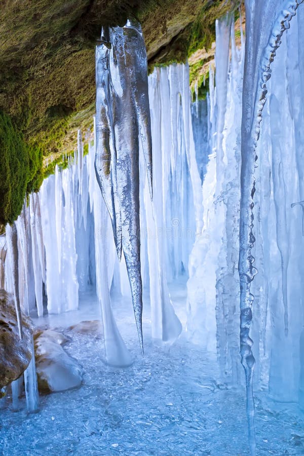 Icefall inside stock image. Image of cool, icefall, extreme - 23385363
