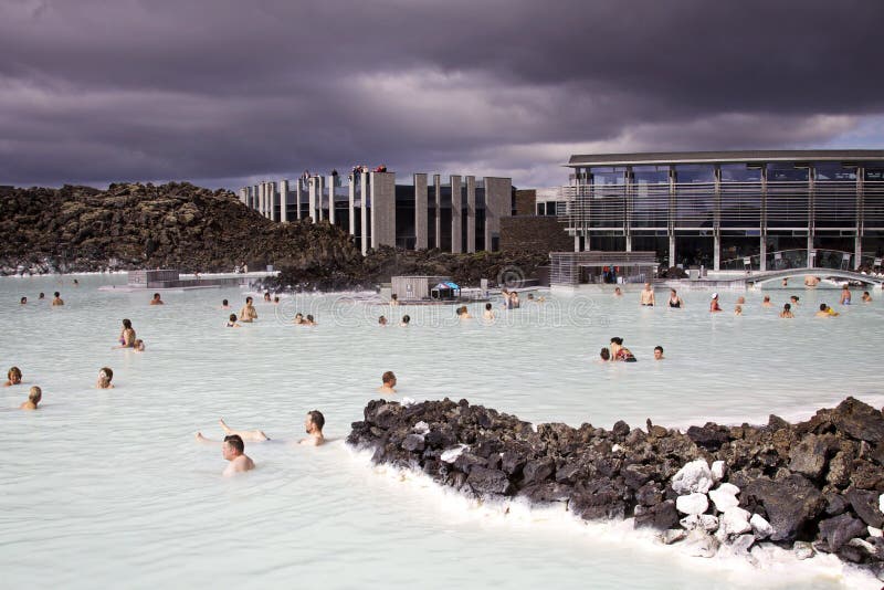 Blue Lagoon Hot Springs, Iceland Stock Photo - Image of iceland ...