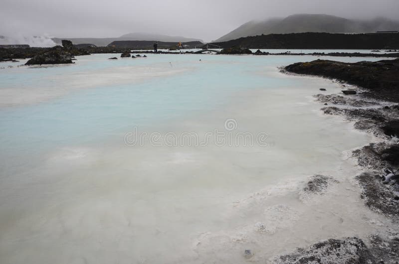Iceland Blue lagoon stock image. Image of blue, desktop - 59689239