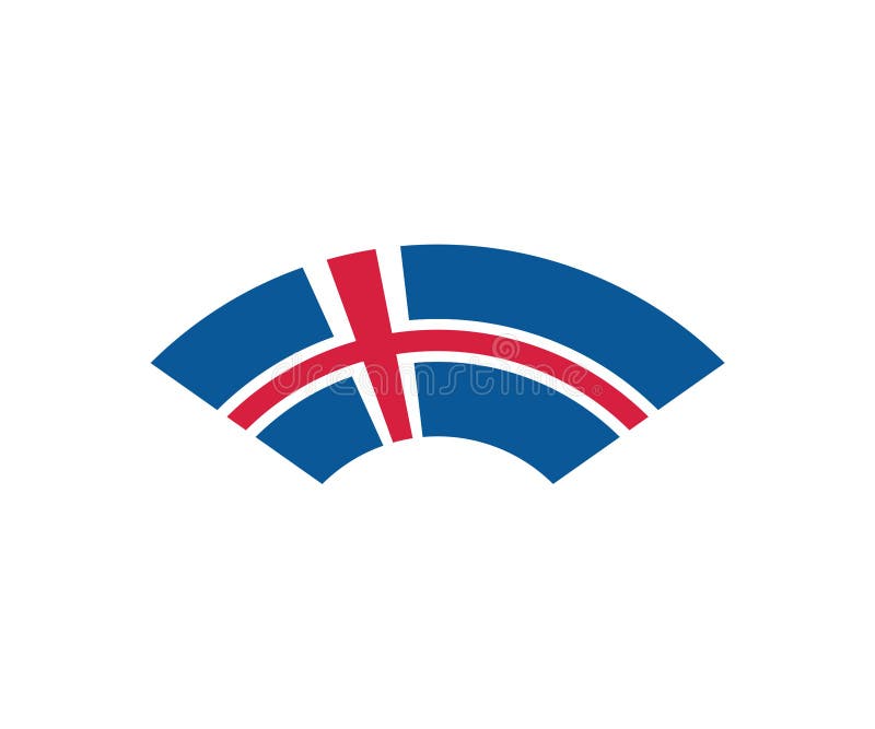 Iceland Country Emblem State Symbol Stock Vector - Illustration of ...