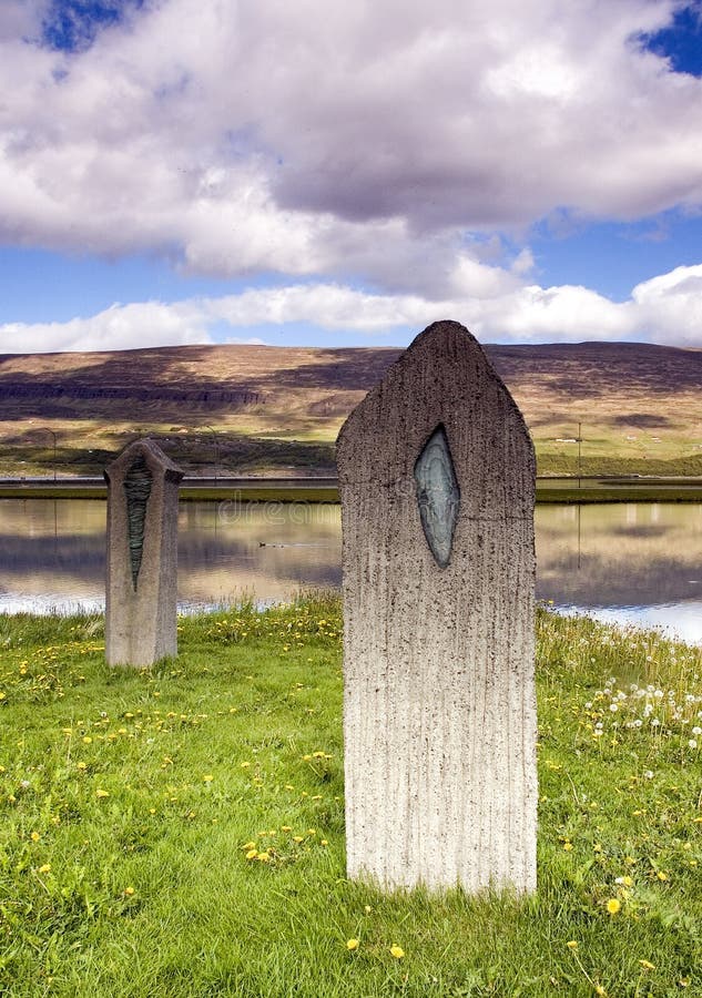 Iceland field stock image. Image of meadows, ancient, ruins - 1414999