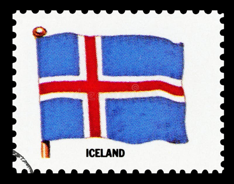 ICELAND - Postage stamp editorial photography. Image of icelandic ...