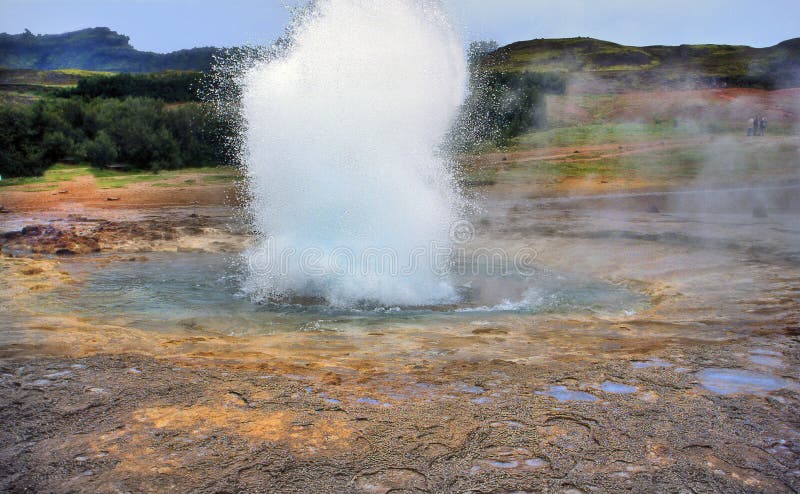 Iceland, Geyser stock image. Image of volcan, strokkur - 68061667