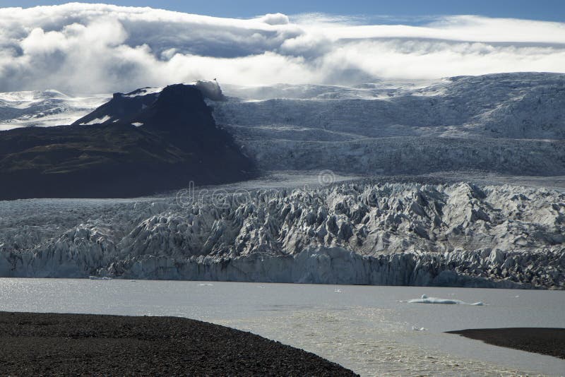 Iceland glaciers stock image. Image of frozen, jokulsarlon - 255734783