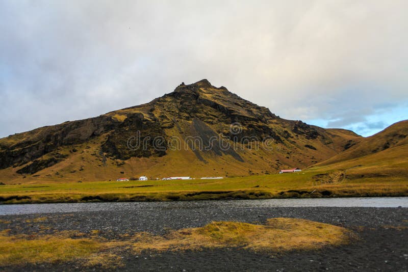 Landscape Dull Textured Background Template, Abstract Info Graphics ...