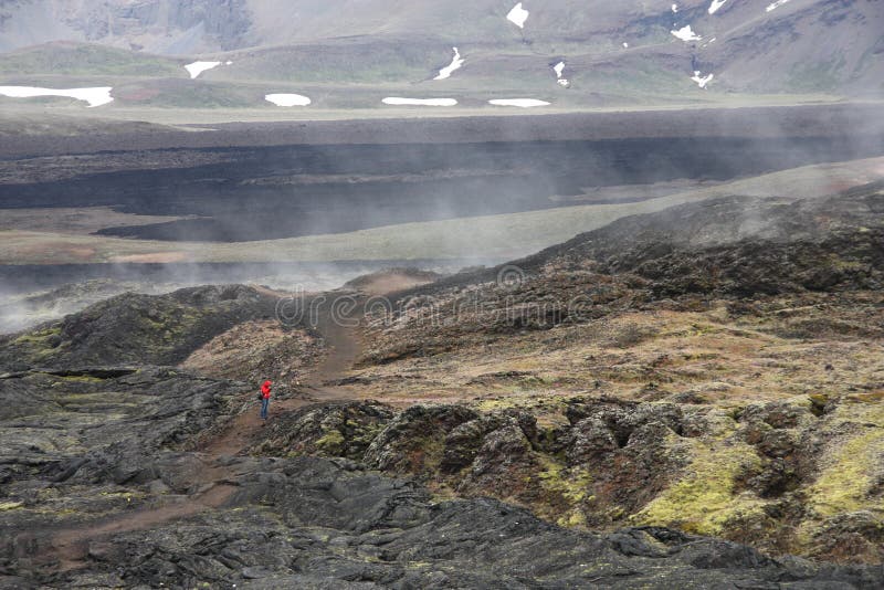 Iceland lava field stock photo. Image of landscape, badlands - 24188600