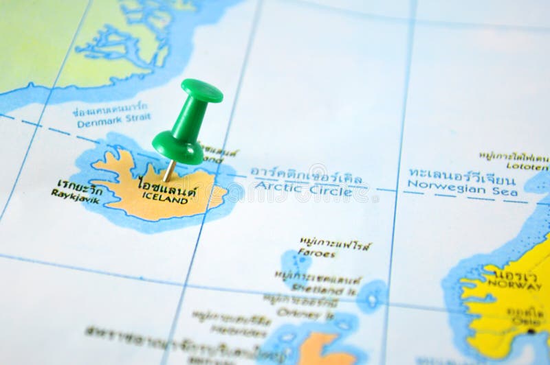 Map Iceland Greenland Cities Stock Photos - Free & Royalty-Free Stock ...