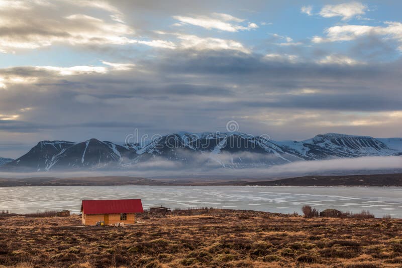 Iceland Mountain and Atlantic Ocean in the Morning Stock Photo - Image ...