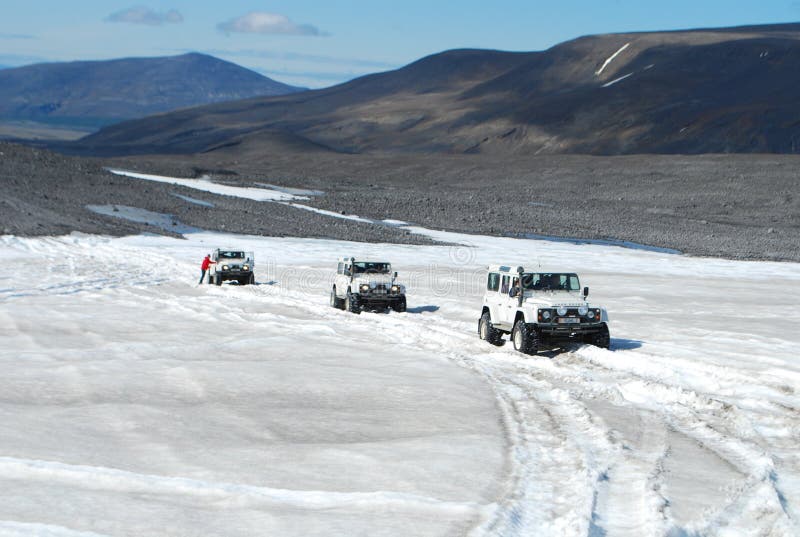 Iceland - Off Road on the Glacier Editorial Photo - Image of offroad ...