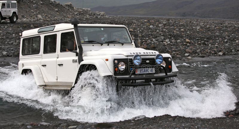 Iceland - Off Road on the Glacier Editorial Stock Photo - Image of ...