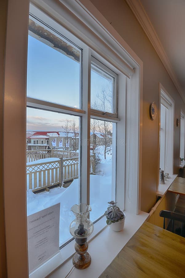 Restaurant Design Window View Editorial Stock Image - Image of dinning ...