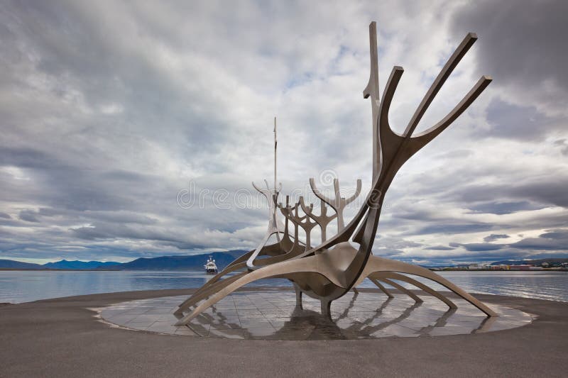 Solfar Monument in Reykjavik, Iceland Editorial Stock Image - Image of ...