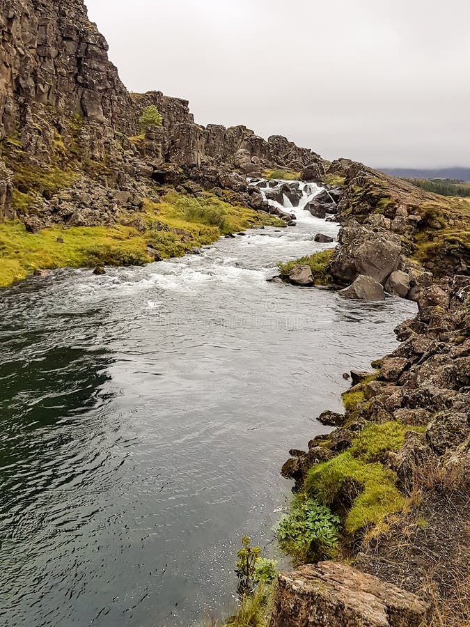 Iceland River stock image. Image of water, beautiful - 107854977