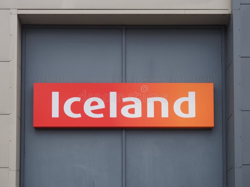 Iceland Store Sign in Inverness Editorial Photo - Image of technology ...