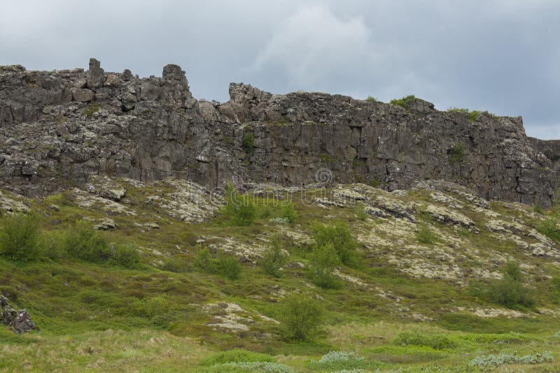 Iceland Thingvellir National Park Stock Photo - Image of golden, route ...