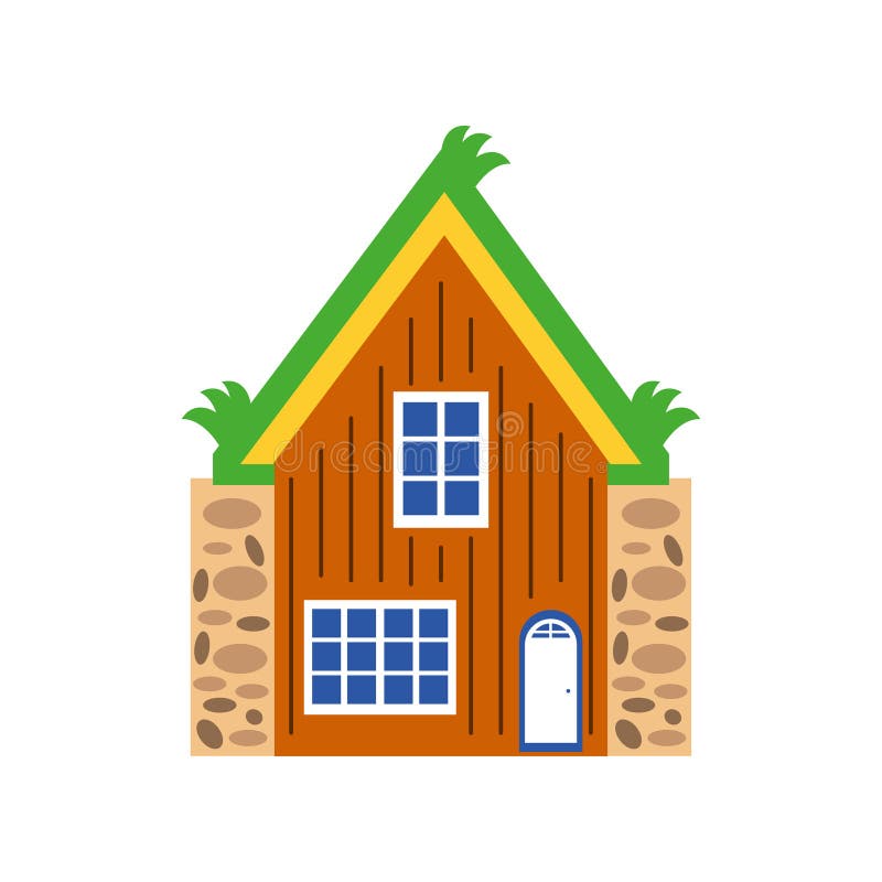 Iceland turf house stock vector. Illustration of architecture - 301689848