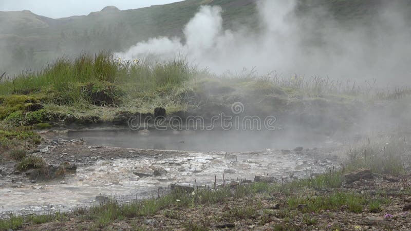 Iceland. Volcanic Activity, Earth Geothermal Area , Fumaroles Volcanic ...