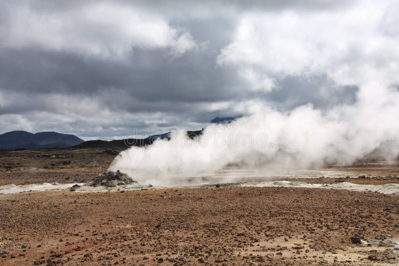 Iceland volcanic area stock image. Image of fumarole - 24188581