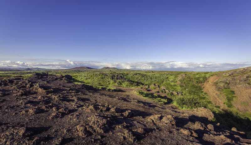 Iceland Volcano stock photo. Image of landscape, cloud - 45188276