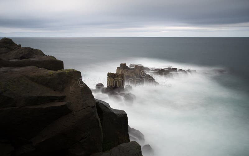 Icelandic Basalt Ocean Cliffs 1 Stock Photo - Image of nature ...