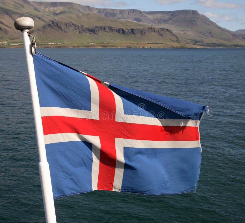 Icelandic Flag stock photo. Image of flag, icelandic - 16085758