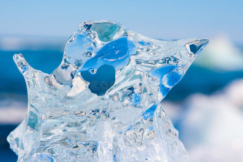 Icelandic Ice heart stock photo. Image of climate, background - 58758794