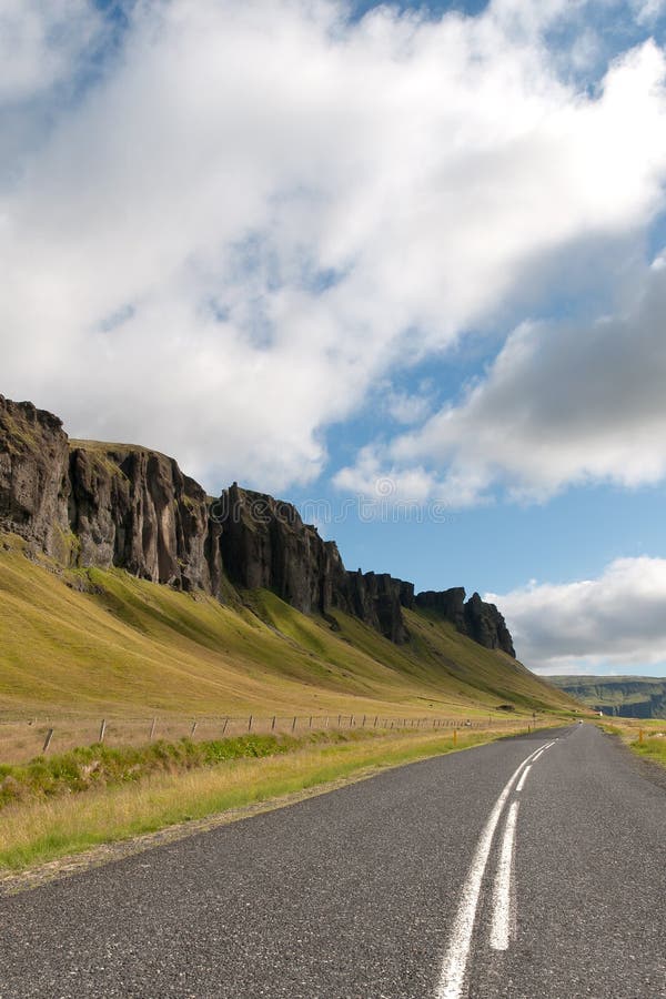 Icelandic Road stock photo. Image of nature, tourism - 17564480