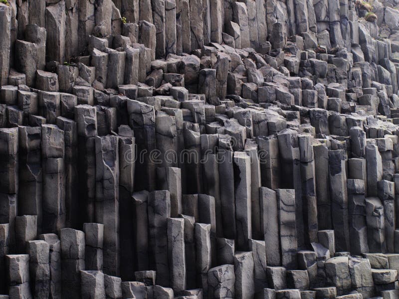 Icelandic stone tubes stock image. Image of black, monument - 26958459