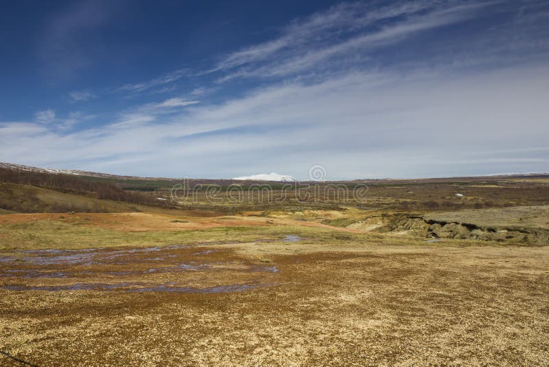 Icelandic Tundra stock image. Image of steppes, magma - 94566377