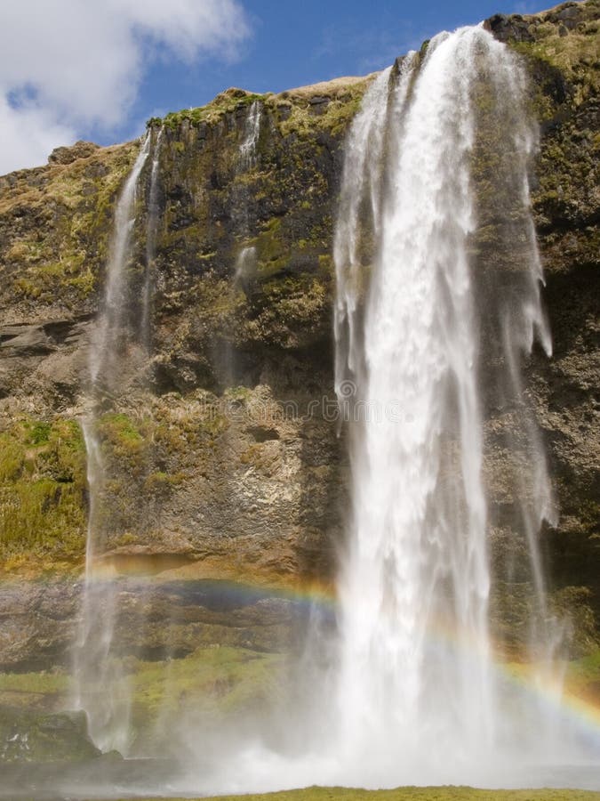 Waterfall in Iceland stock photo. Image of outdoor, isolated - 22675032