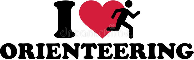 Orienteering-Piktogramm vektor abbildung. Illustration von richtung ...