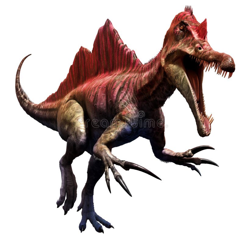 Ichthyovenator stock abbildung. Illustration von groß - 81836126