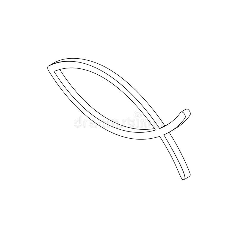 Ichthys Fish Symbol, Isometric 3d Stock Vector - Illustration of ghost ... Ichthys Fish Symbol, Isometric 3d Stock Vector - Illustration of ghost ...