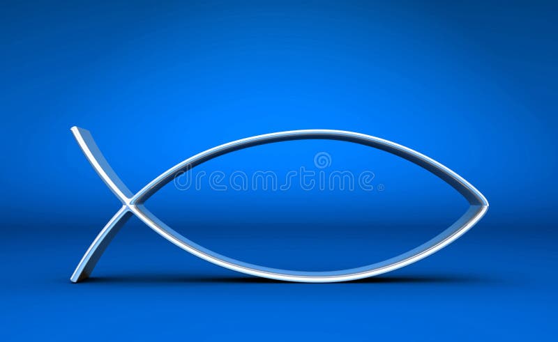 Ichthys fish symbol stock photo. Image of religion, spirituality - 37561056